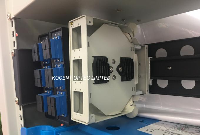 Indoor Rack Mountable Fiber Optic Terminal Box For FTTH GPON EPON