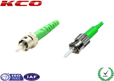Polished DIN Fiber Optic Connectors High Return Loss For Testing Equipment